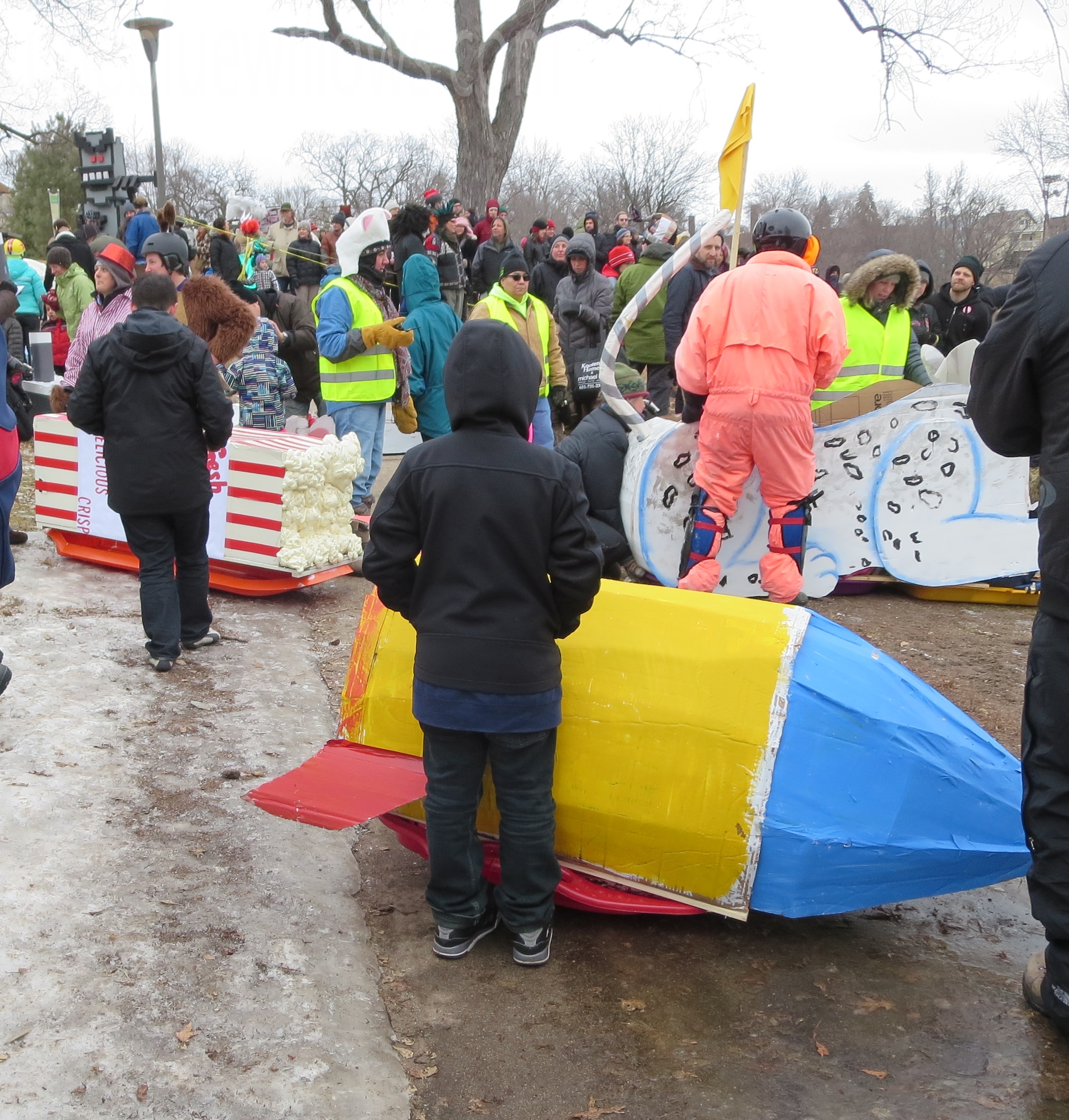 Art Sled Rally | little blue willows